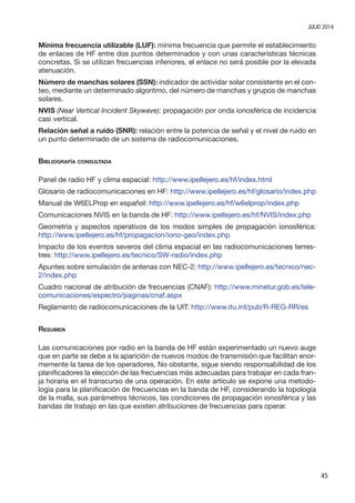 Planificación de Enlaces Radio en la Banda de HF | PDF