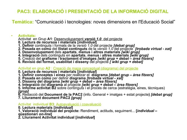 Planificació del projecte | PPT
