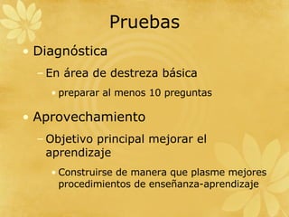 PlanificacióN Pruebas | PPT