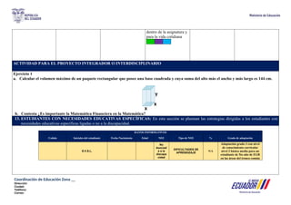 Planificación Microcurricular 2025-2026 para Matemática en Tercer Año ...