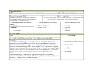 Consonante L | DOCX