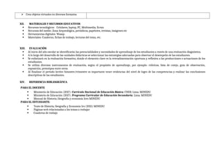 Planificación Anual para Ciencias Sociales en Primer Año de Secundaria ...