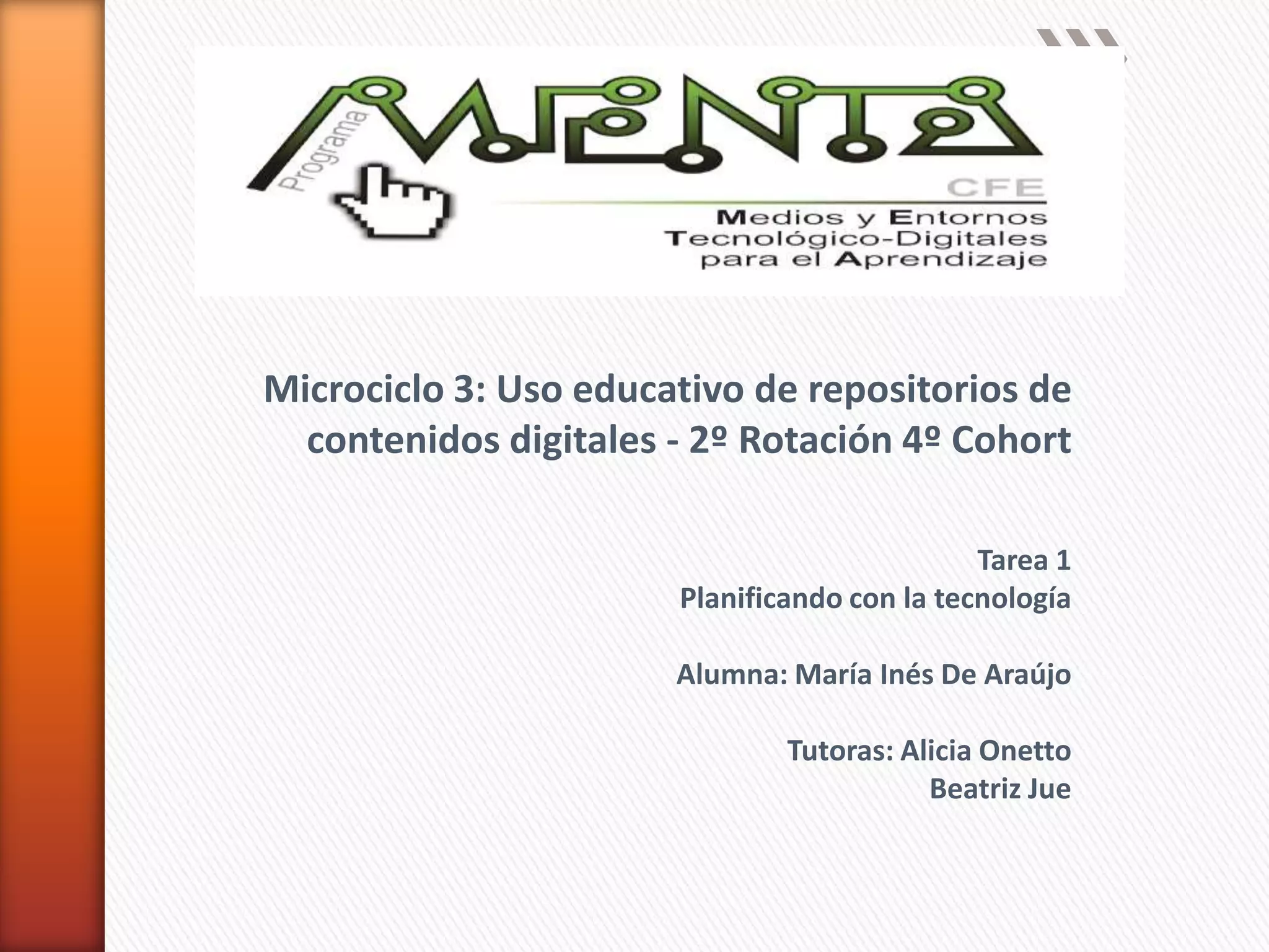 Planificación de una clase microciclo 3 | PPTX