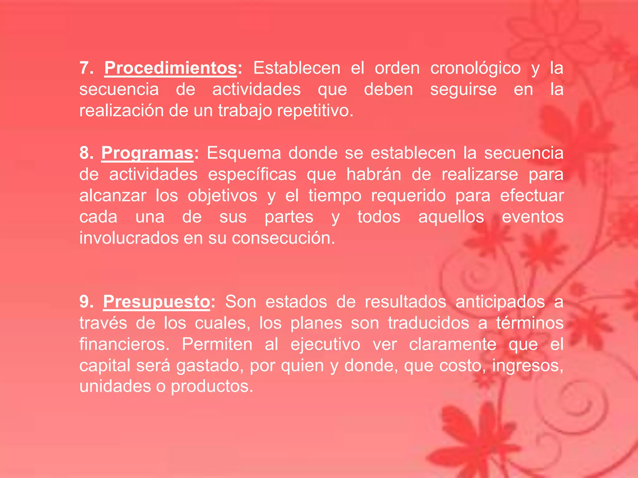 Planificacion administrativa | PPTX