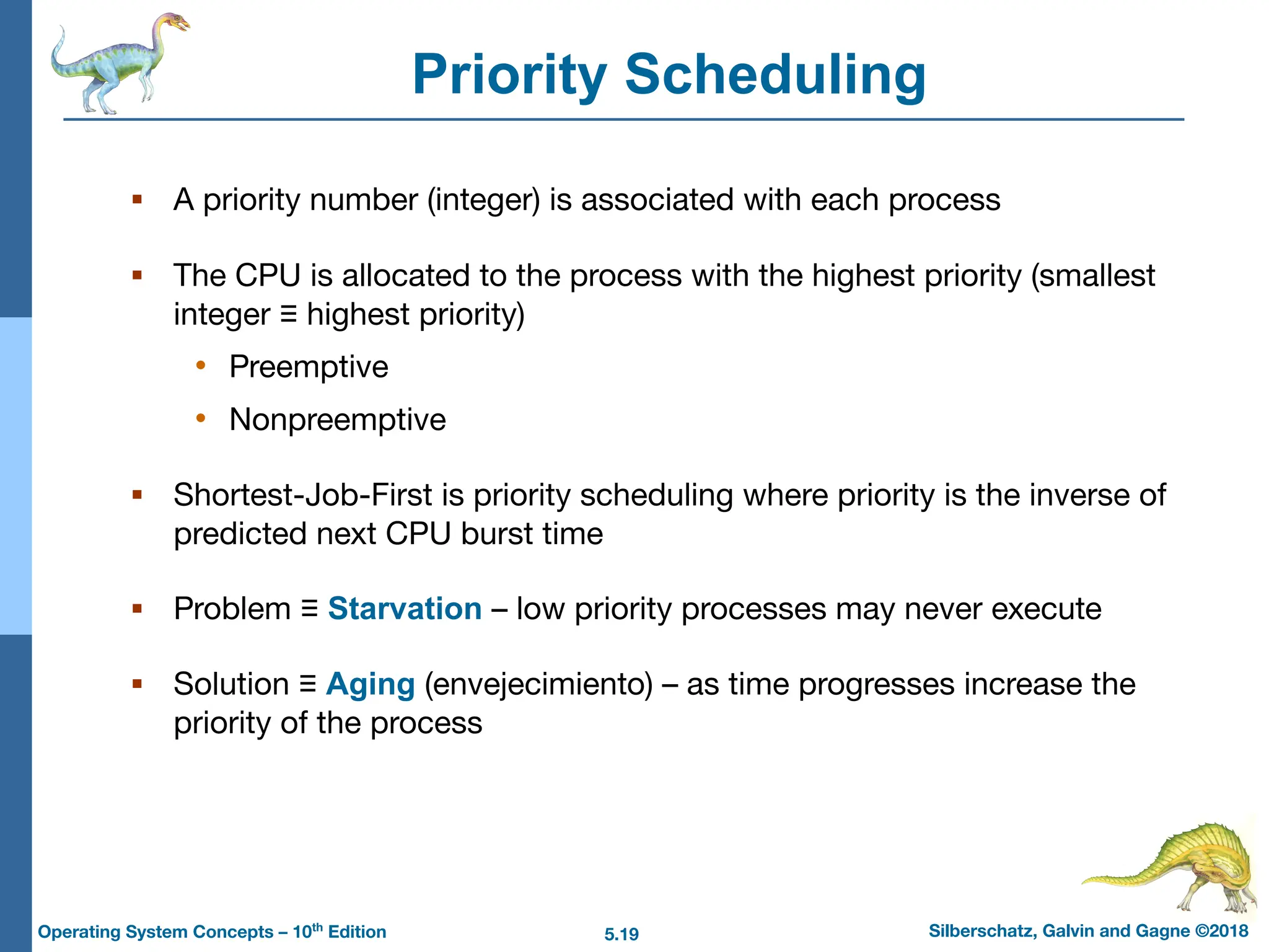 Planificador CPU en Linux Overview of Mass Storage Structure | PPT