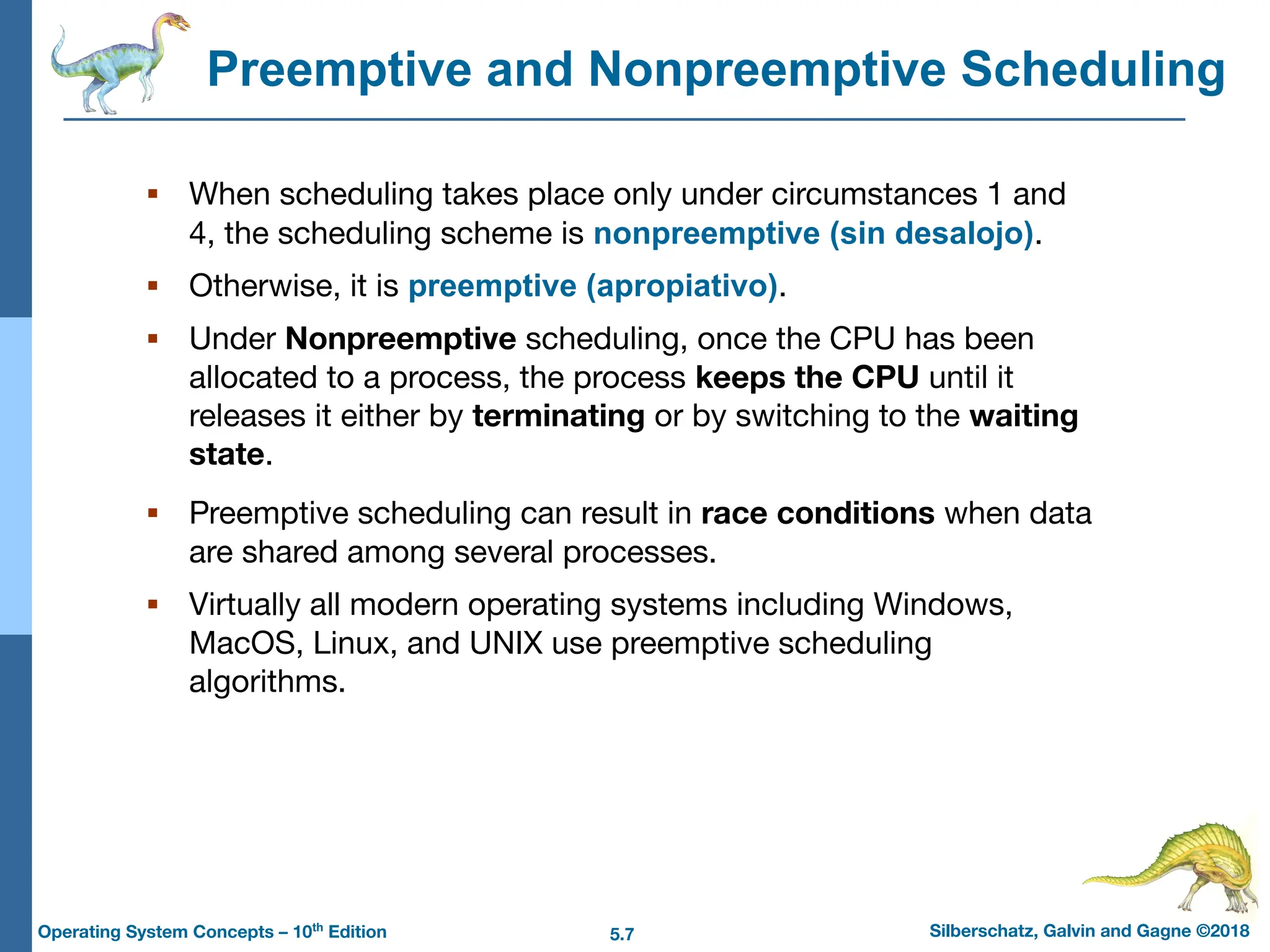 Planificador CPU en Linux Overview of Mass Storage Structure | PPT