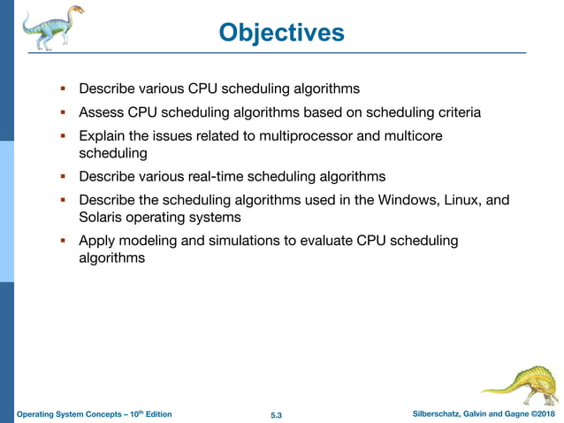 Planificador CPU en Linux Overview of Mass Storage Structure | PPT