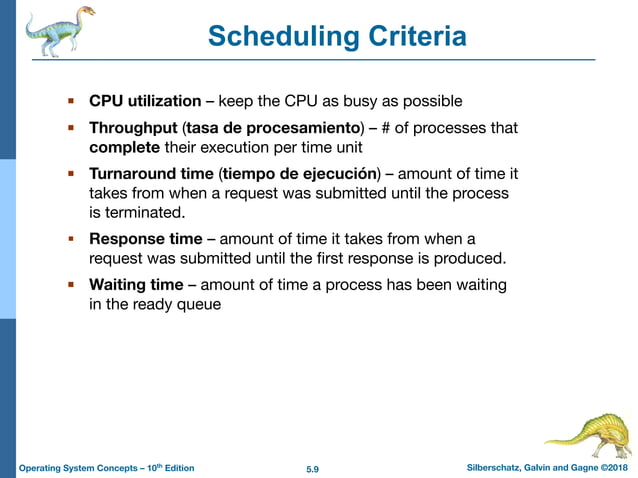 Planificador CPU en Linux Overview of Mass Storage Structure | PPT
