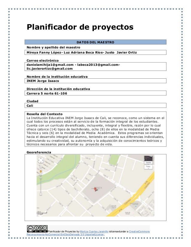 Planificador de proyectos