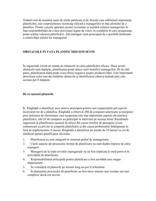 Planificarea | PDF
