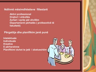 Planifiimi dhe prograni kete e kemi per prezentim | PPT