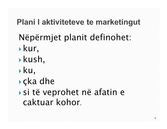 Planifikimi i marketingut | PDF