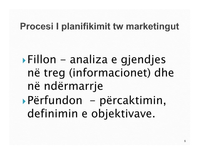 Planifikimi i marketingut | PDF