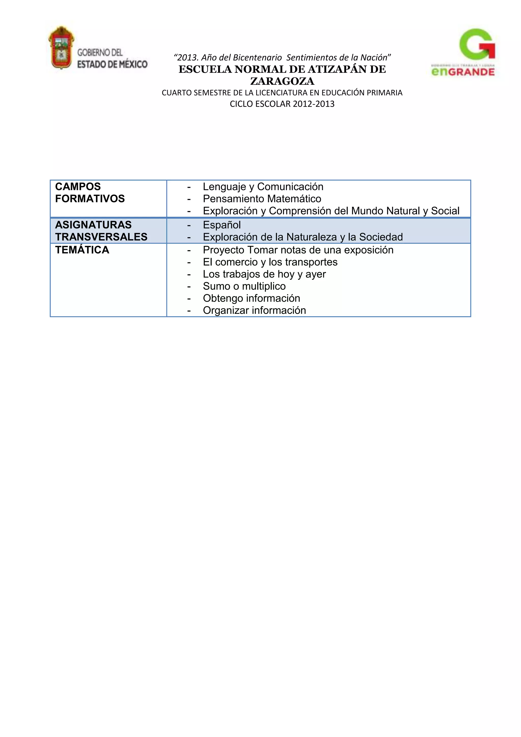 Planificacion segundo grado | PDF