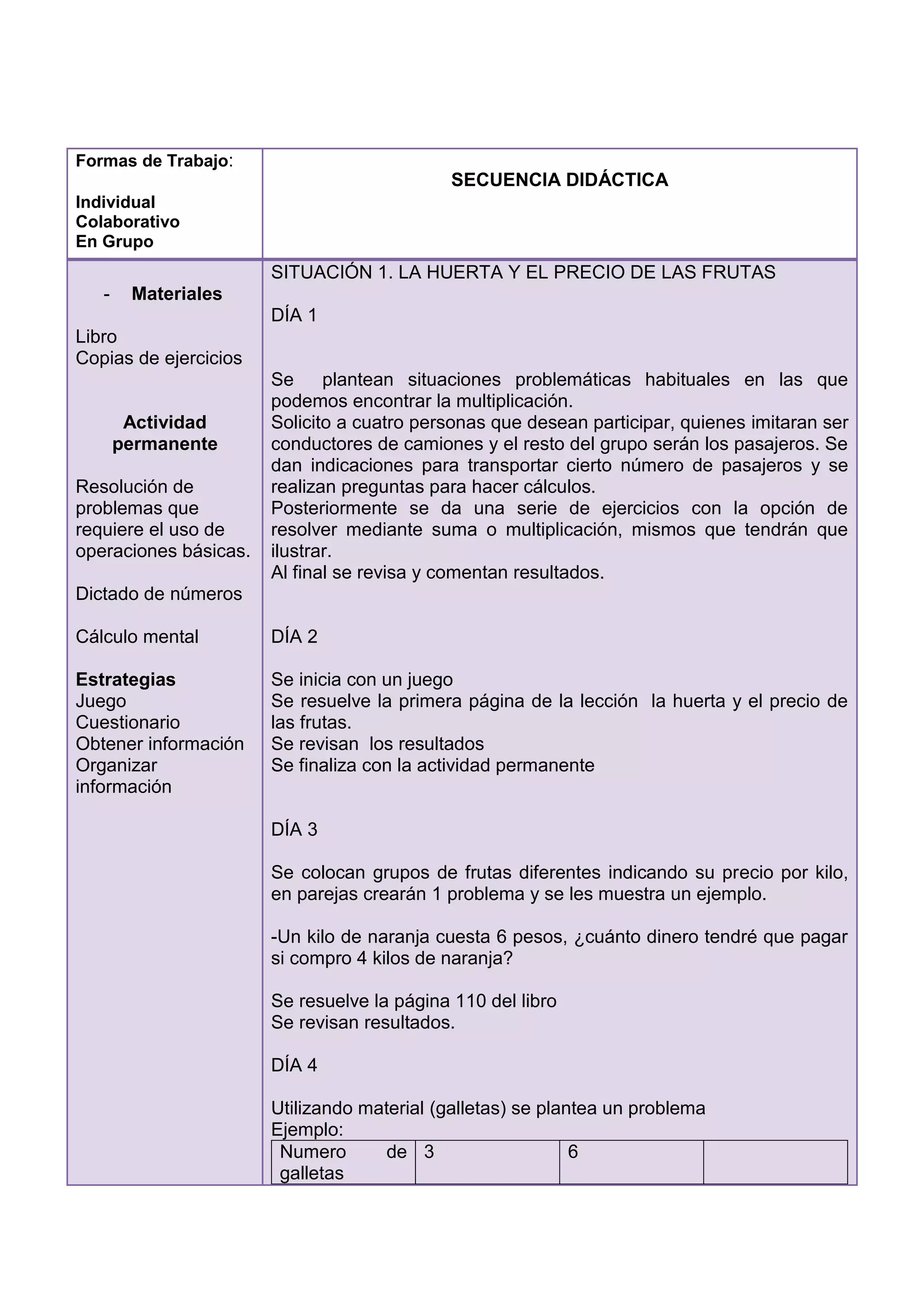 Planificacion segundo grado | PDF