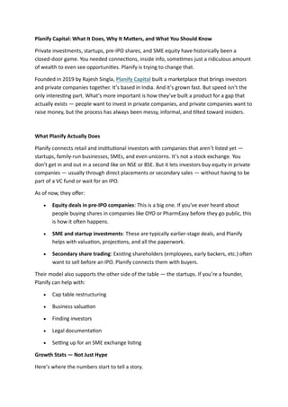 Planify Capital: What It Does, Why It Matters, and What You Should Know ...