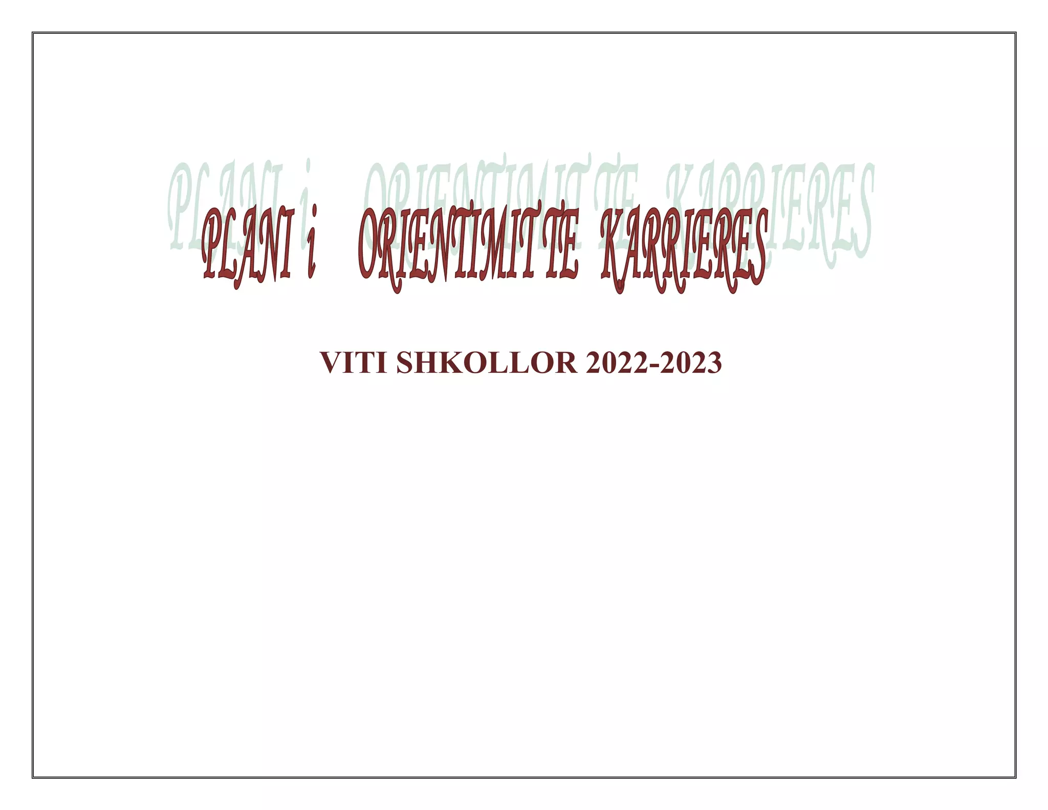 plani i orinetimt ne karriere.doc