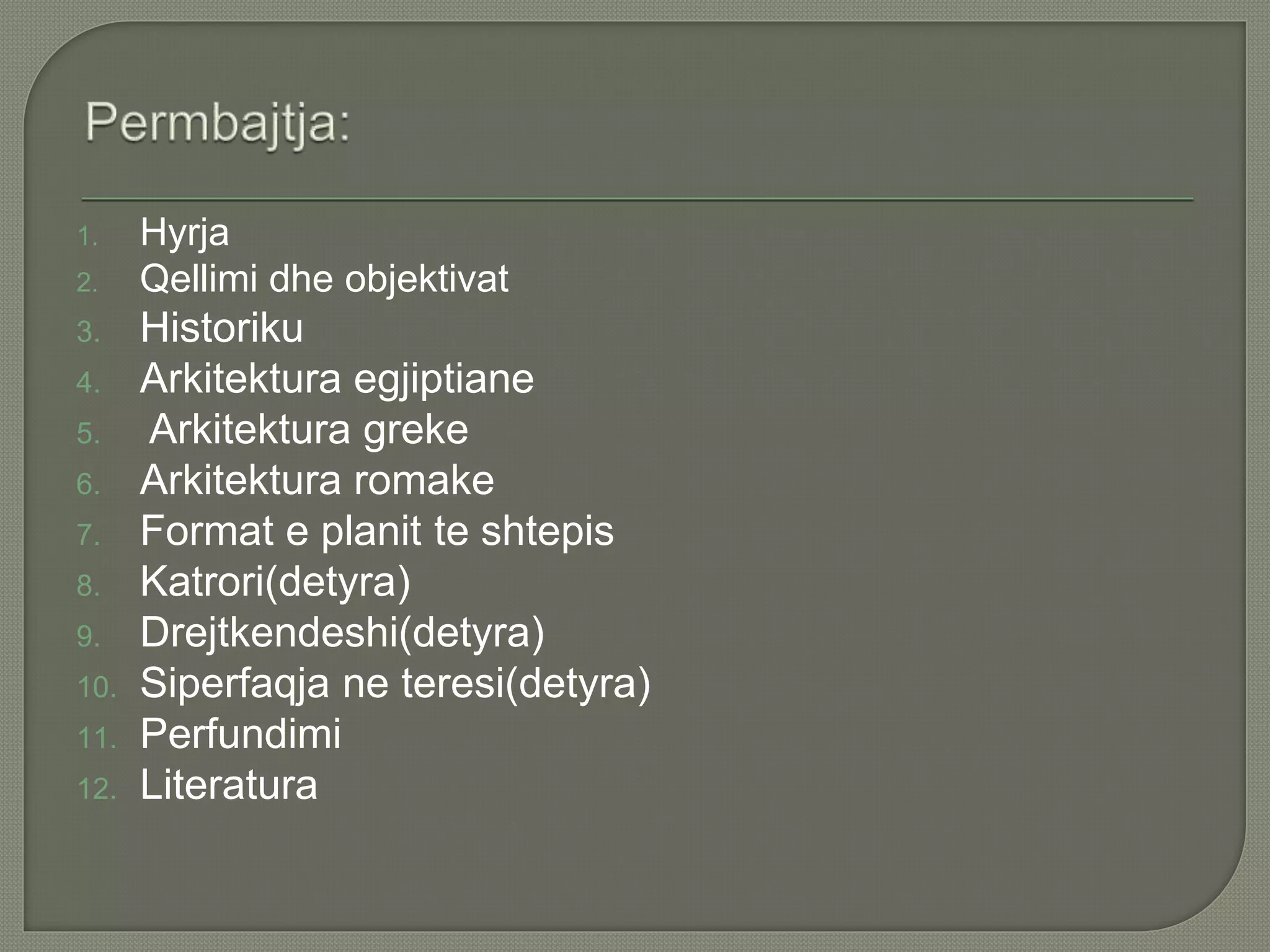 Plani i shtepis | PPTX