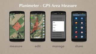 Planimeter - GPS Area Measure. Description, Features and Applications ...