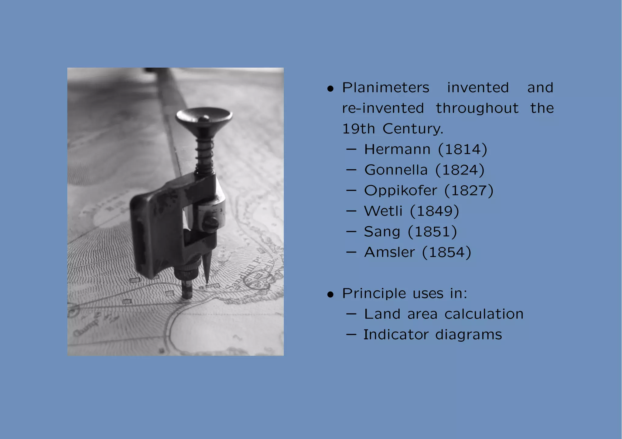 Embodying the Calculus: Planimeters and Analogue Computing | PDF