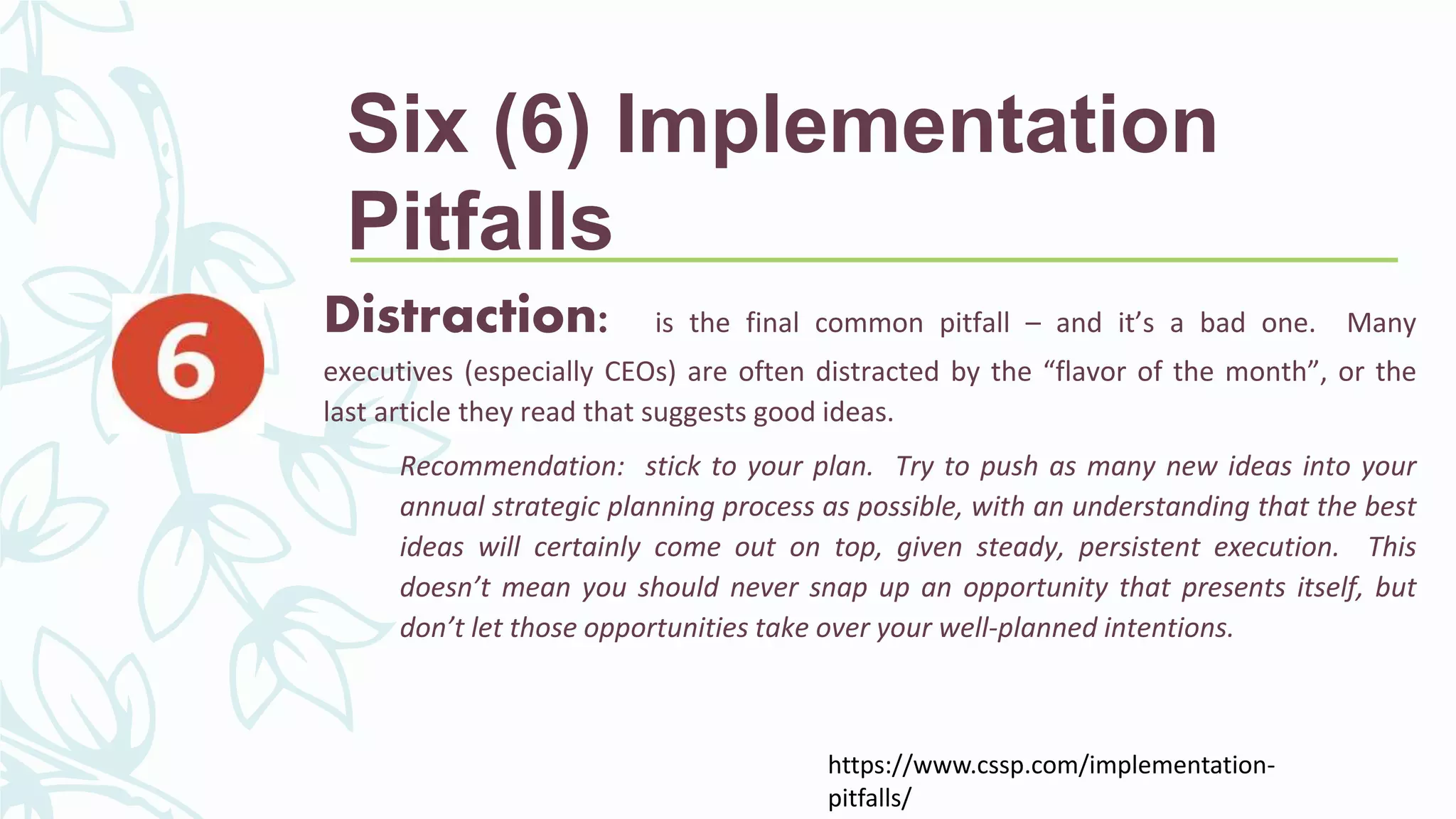 Plan Implementation | PPT