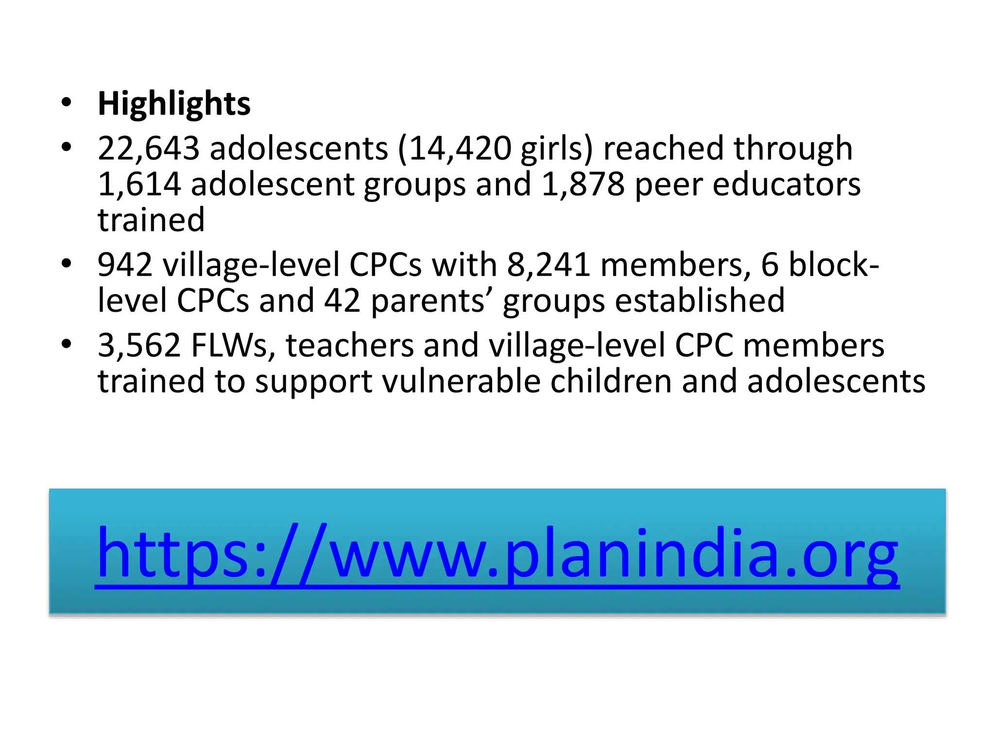 Plan India Sambhav | NGO for Child Education | PPTX