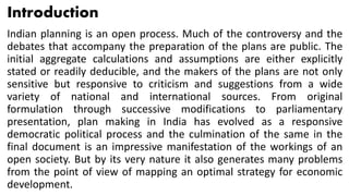 Indian Economy during the planning era | PPTX