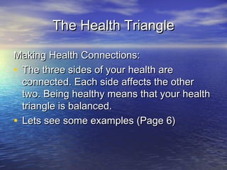Planing for a healthy lifetime | PPT