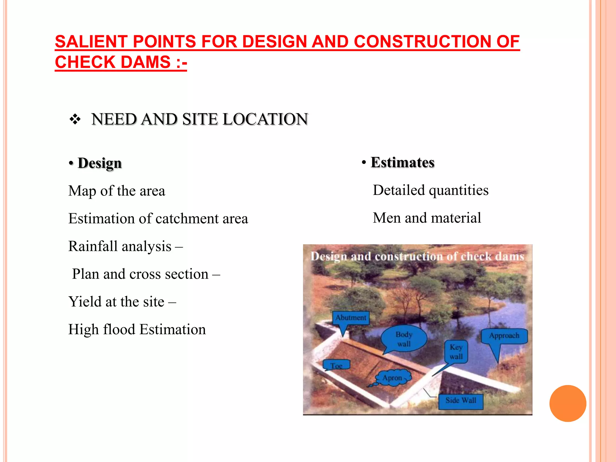 Planing for water conservation structures | PPT