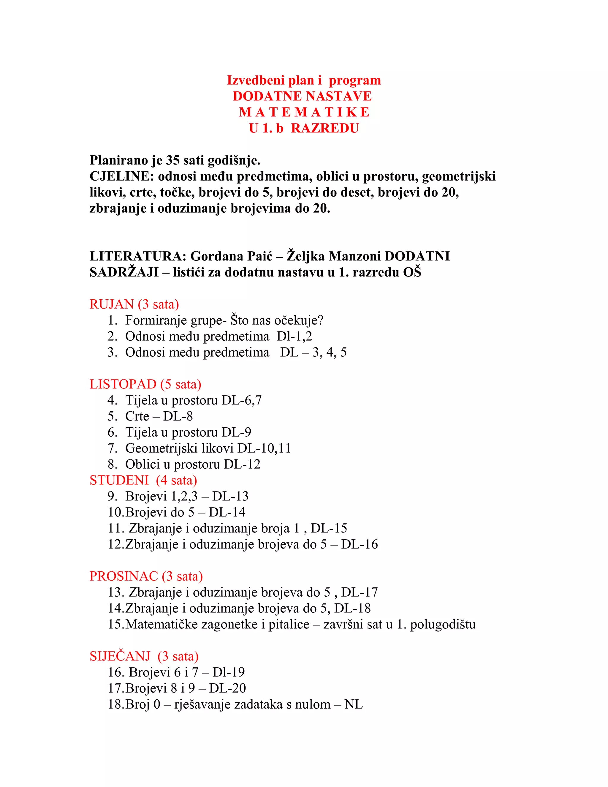 Plan i program dood a | DOC