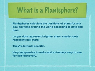 Planispheres | KEY