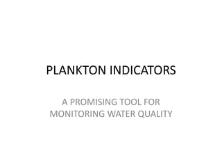 Plankton Indicators.pptx