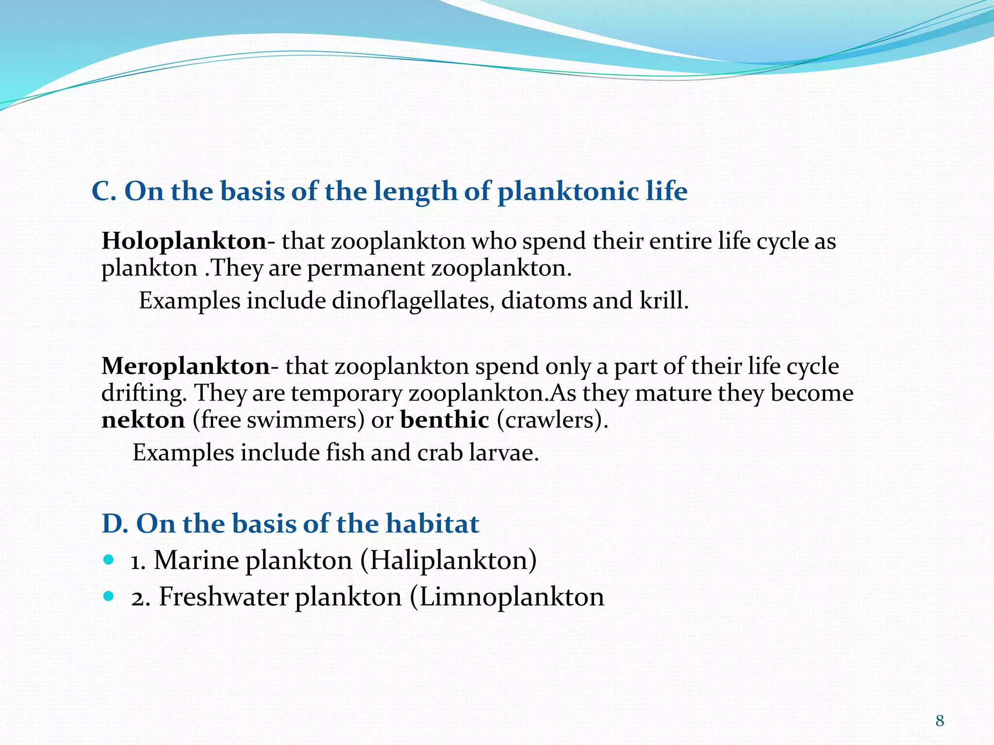 INTRODUCTION OF PLANKTON | PPTX