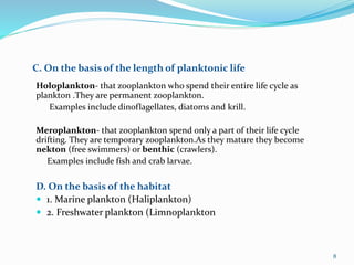 INTRODUCTION OF PLANKTON | PPTX