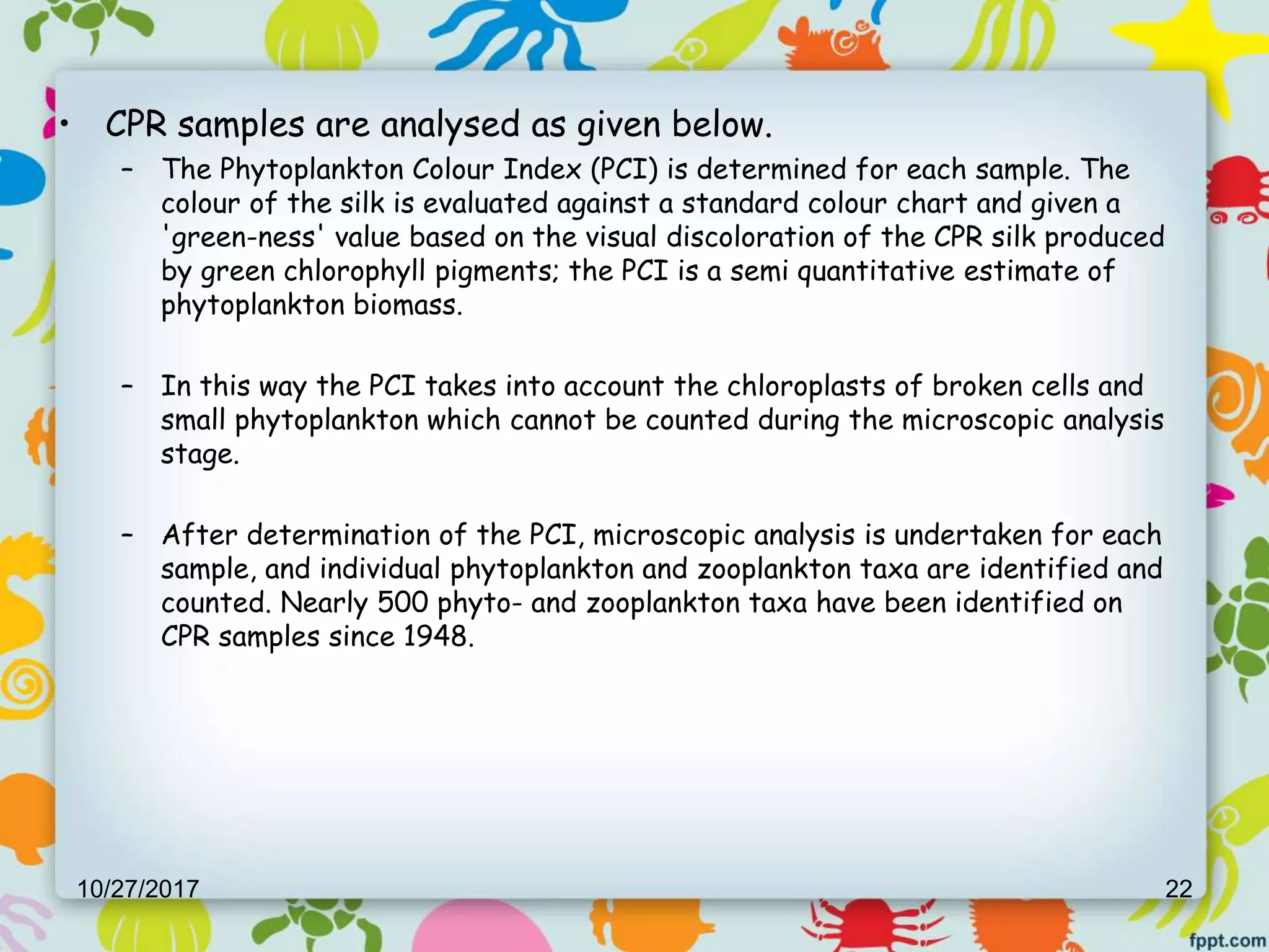 Planktons | PPTX | Biological Sciences | Science