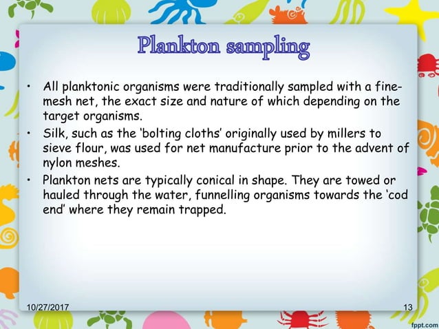 Planktons | PPTX | Biological Sciences | Science