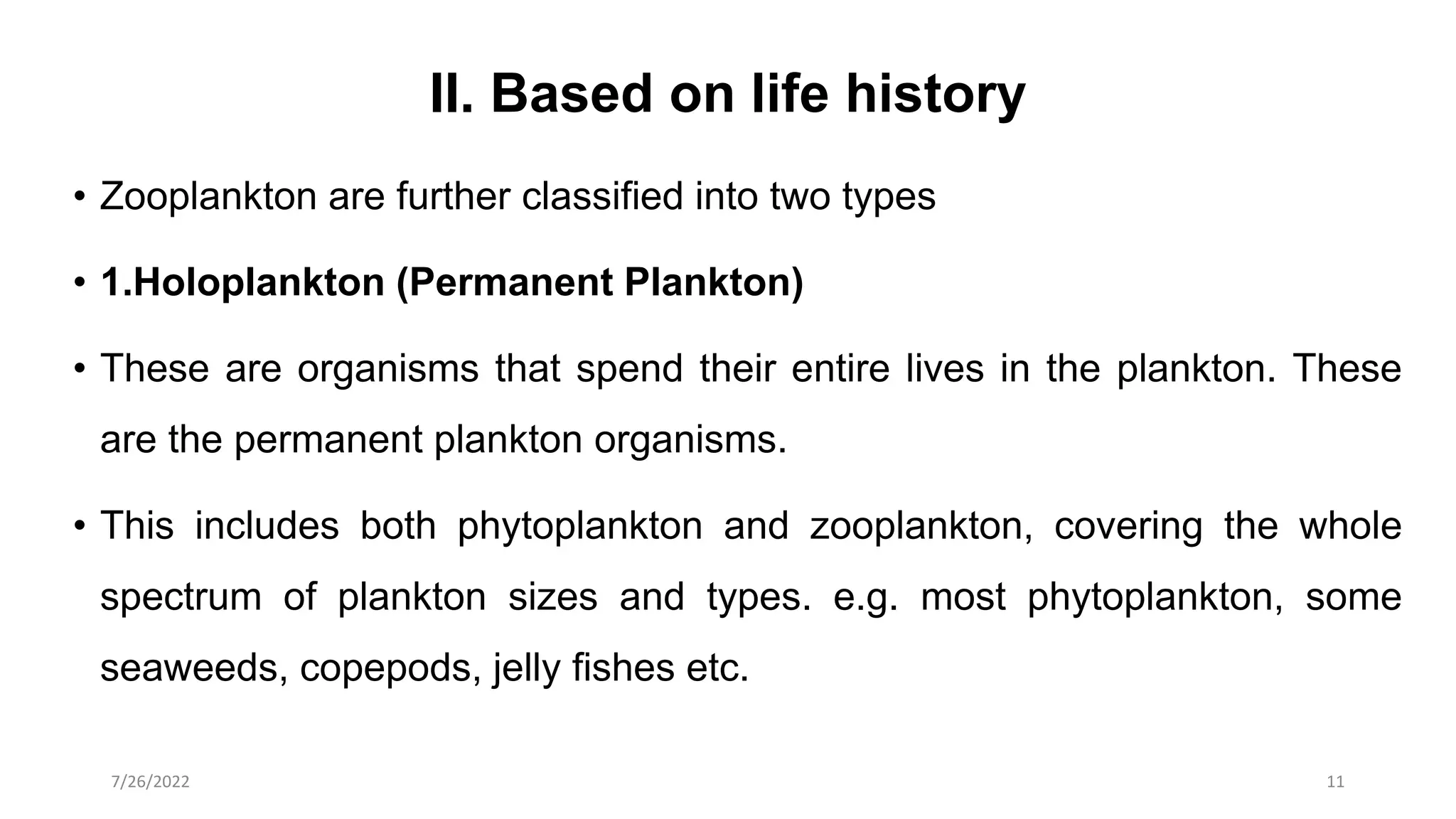 PLANKTON, TYPES, IMPORTANCE.pptx