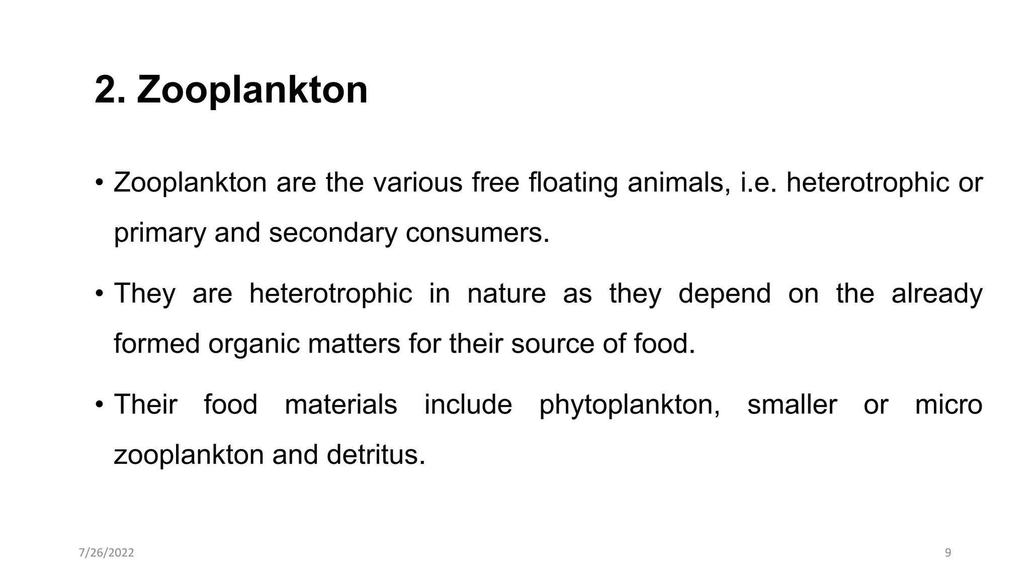 PLANKTON, TYPES, IMPORTANCE.pptx