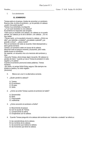 Plan lector 01 de oct | DOC