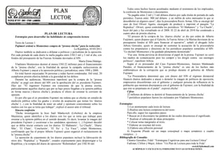Plan lector 2: La Prensa Chicha en el Perú | PDF