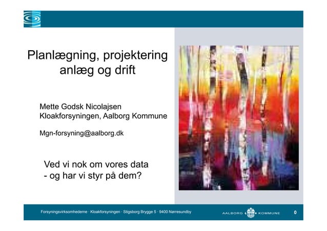 Planlægning, projektering anlæg og drift | PPT