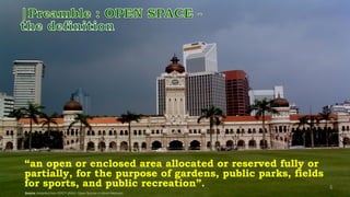 PLANMalaysia_openspace, place_making and comunity building & urban ...
