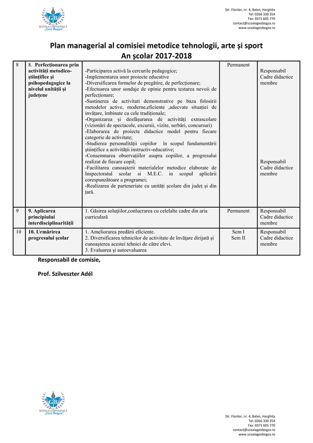 Plan managerial arte_sport | PDF