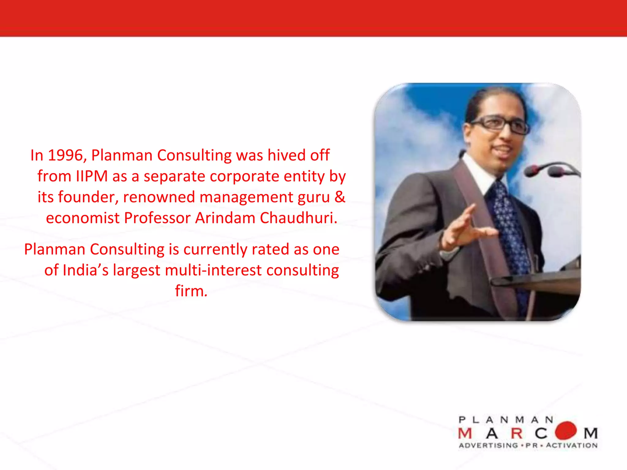 Planman Marcom Profile | PPTX