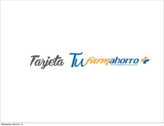 Plan Mercadeo "Tu farmahorro" para Farmacias Farmahorro | PDF
