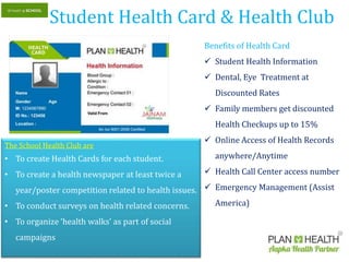 Plan my health School health program India | PPT