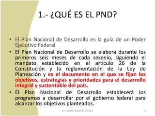Plan nacional de desarrollo 2007 2012 | PPTX