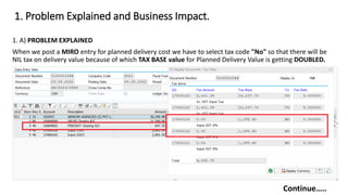 Planned Delivery cost_Double Value in Tax Base.pptx