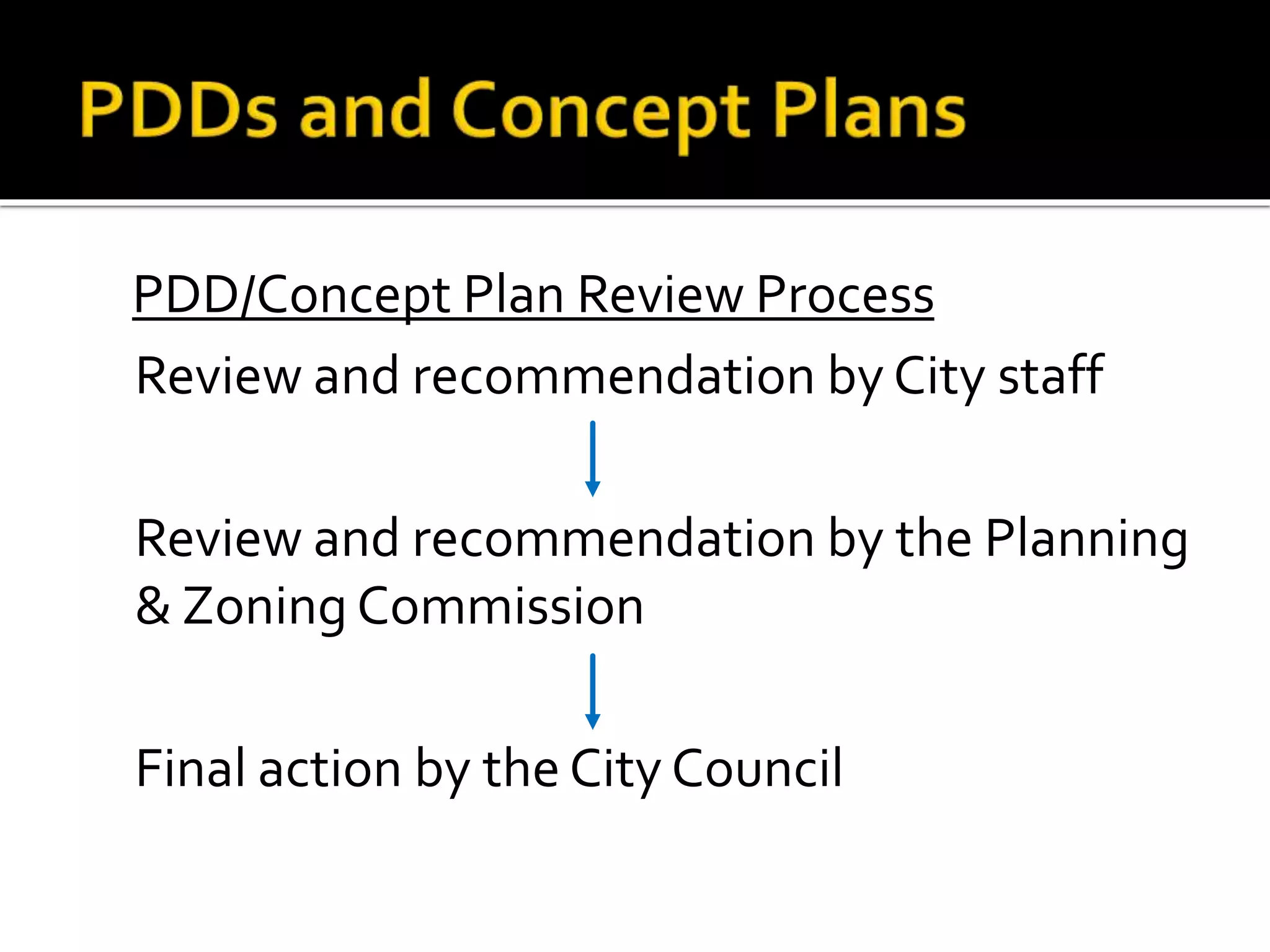 Planned Development Districts and Concept Plans | PPTX
