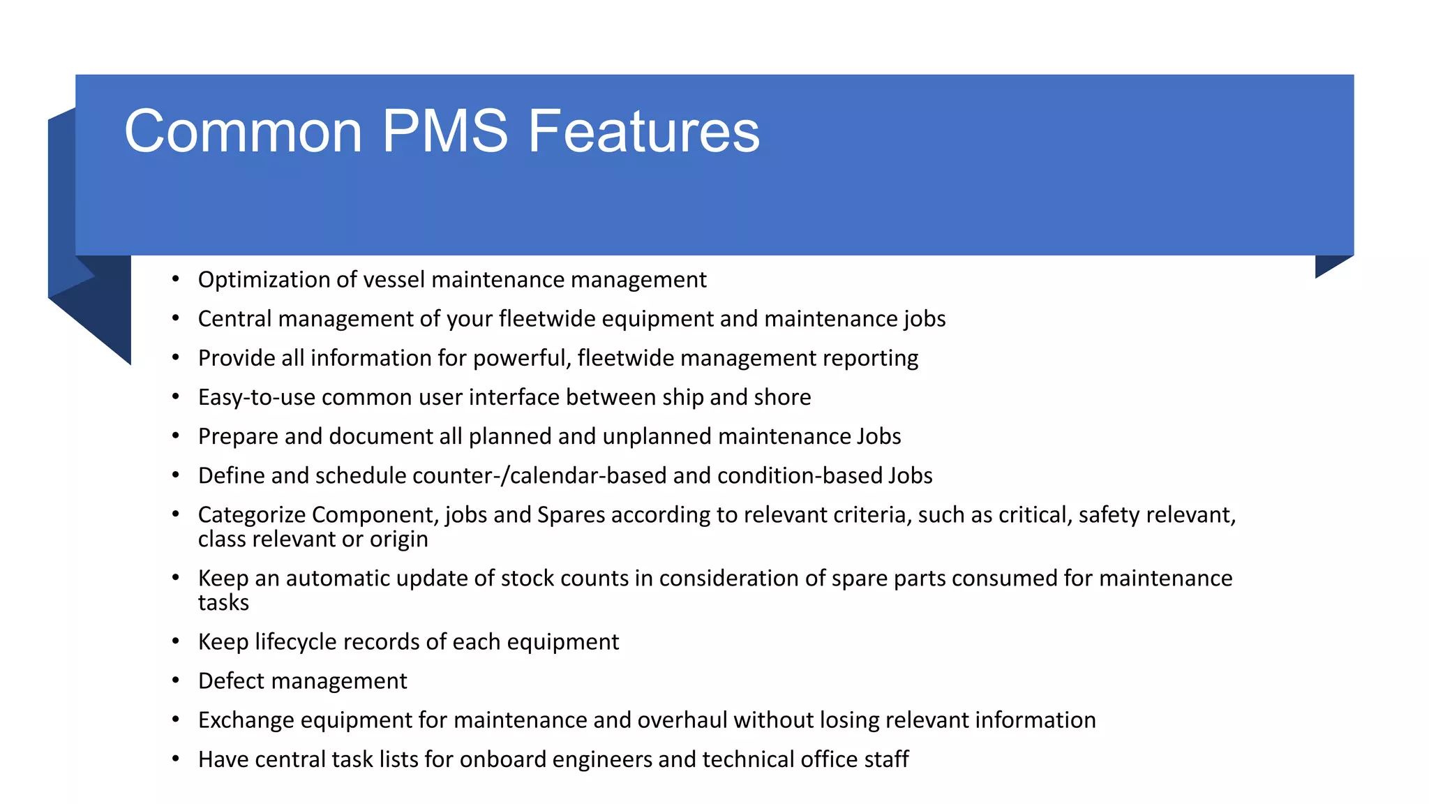Planned maintenance system pry20210105 | PPTX